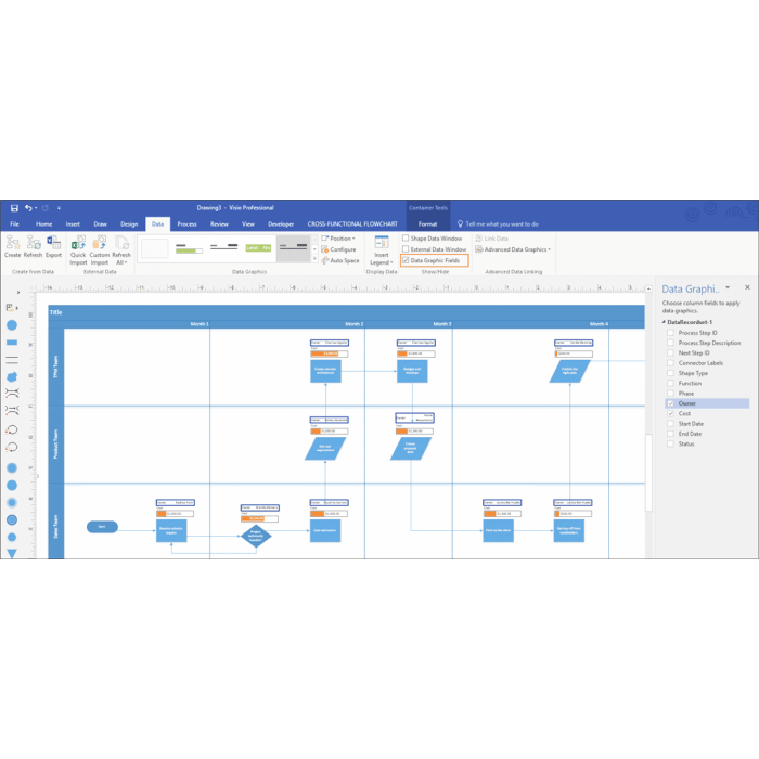 what is visio data visualizer