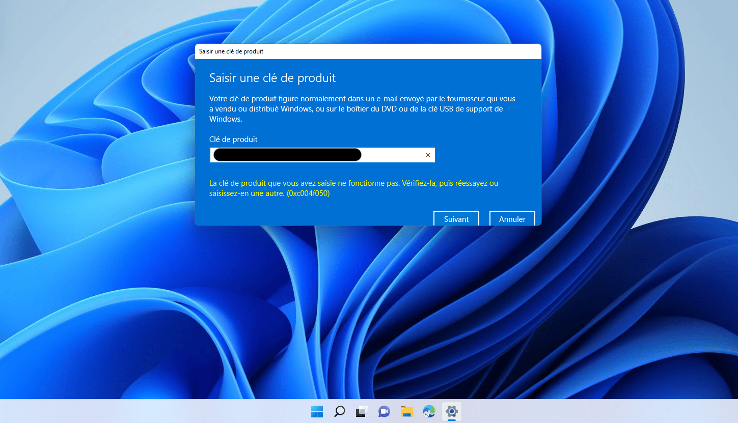 Comment réparer l'erreur d'activation 0xc004f050? - Licendi